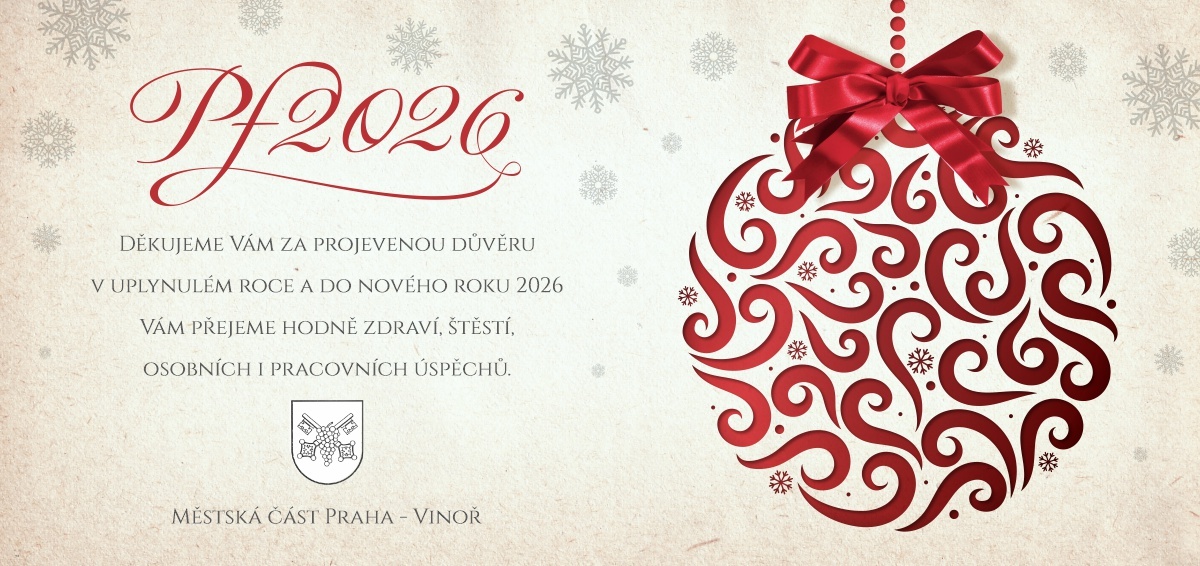 PF 2026 – Městská část Praha-Vinoř